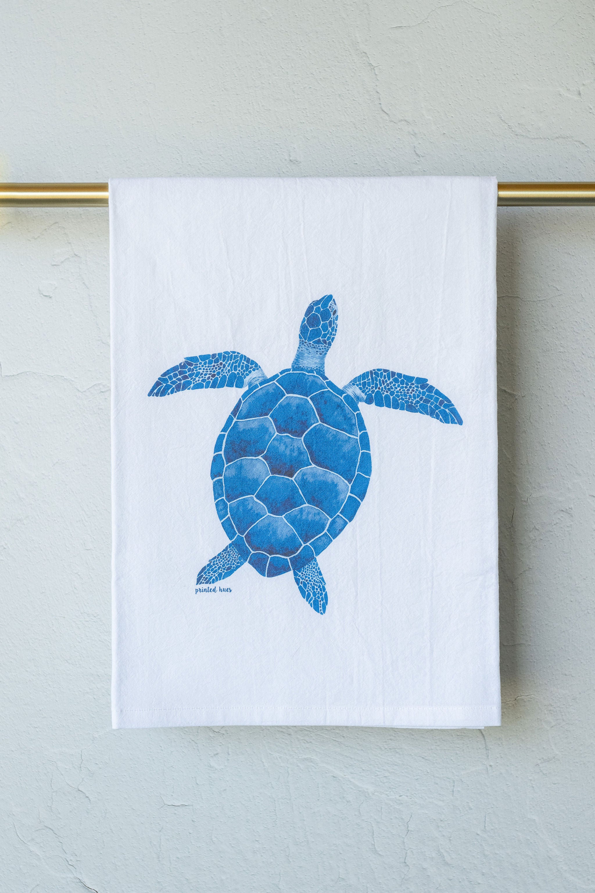 Sea Turtle Tea Towel – Printed Hues