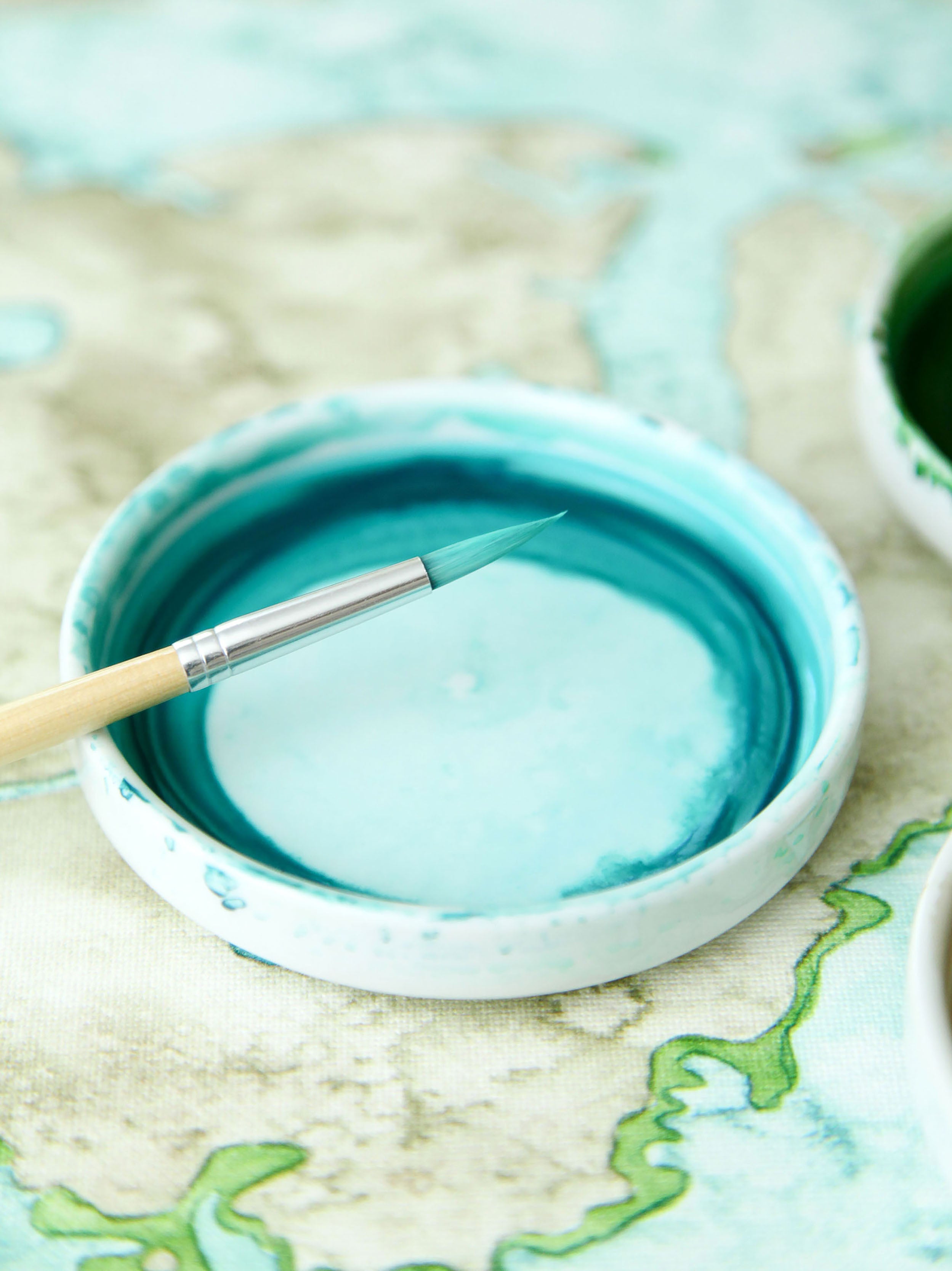 Coastal Watercolor Map Commission – Printed Hues