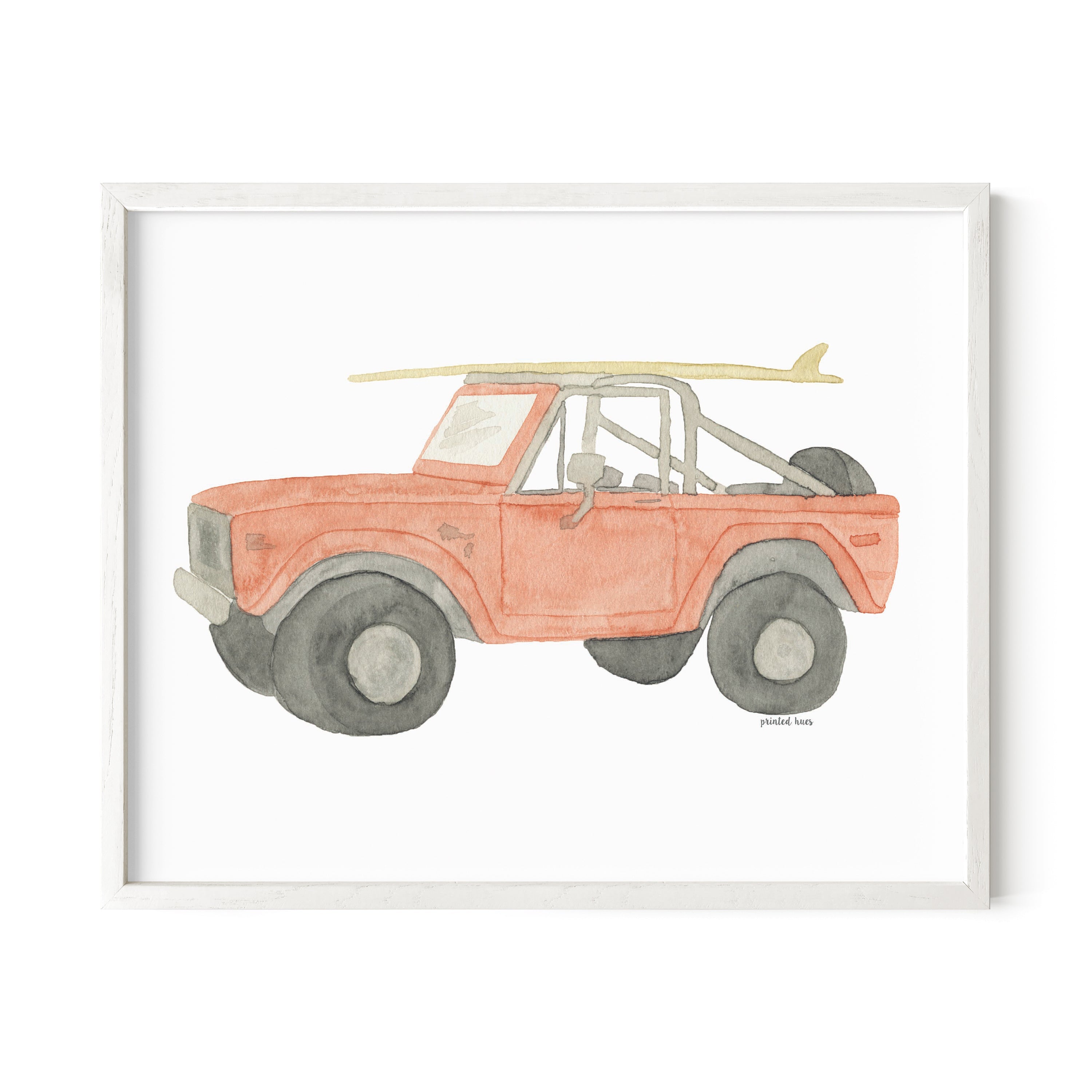 Red Ragtop – Printed Hues